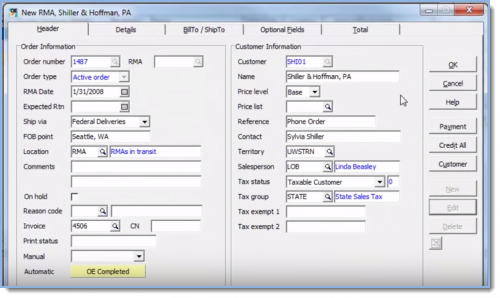 Kick Start Your Customer Service With Adagio's New RMA Module - AccSys ...